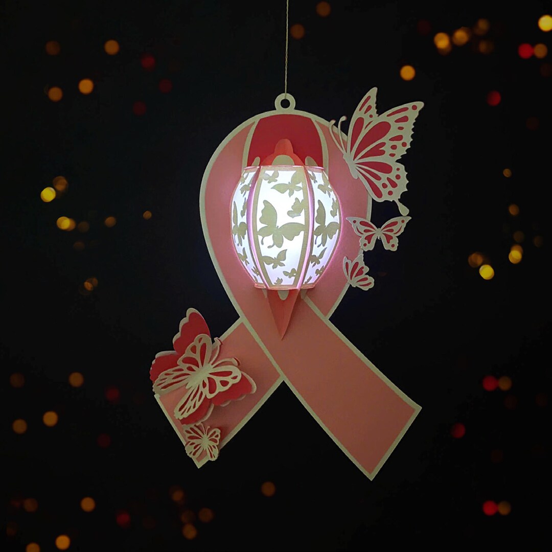 Every Art DIY Lantern Kit - Cancer Awareness (you Choose the Color) - Etsy