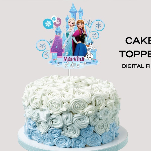 Elsa Cake Topper - Etsy
