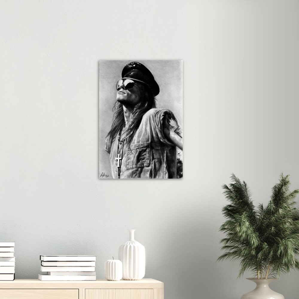 Axl Rose Guns N' Roses Pencil Drawing Semi-glossy Poster - Etsy Canada