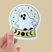 Waterproof Celestial Ghost Crystal Ball Sticker - Etsy