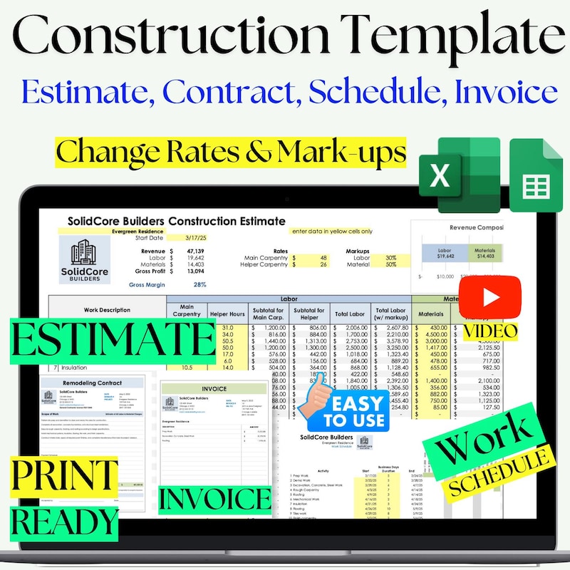 Project Budget Doc - Etsy