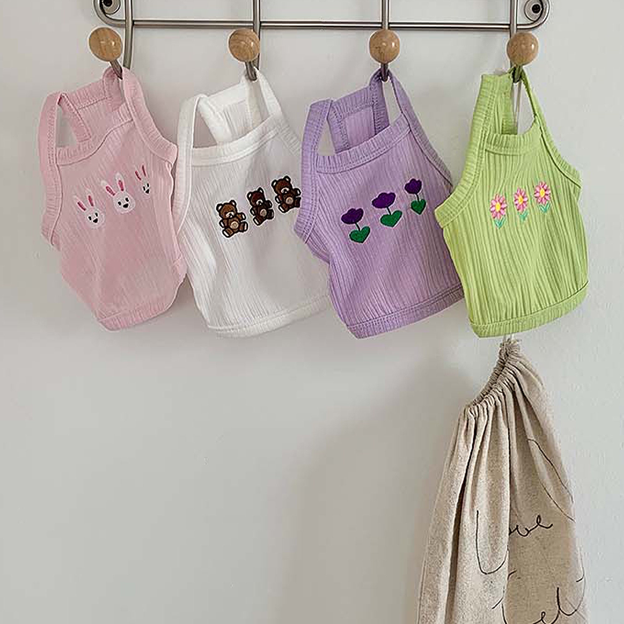 Animal Crop Top Dog Summer T-shirt Dog Shirt Tops Dog Puppy Clothing ...