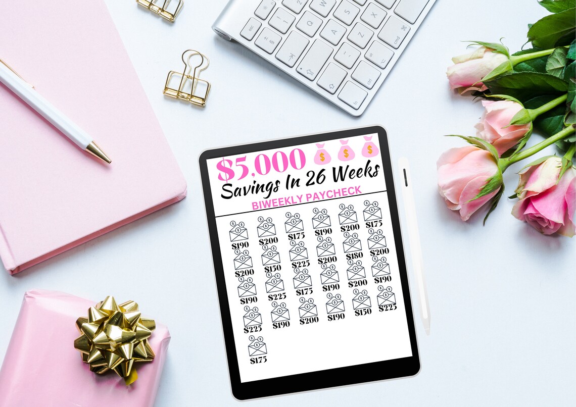 BIWEEKLY: 5000 in 26 Weeks - Etsy
