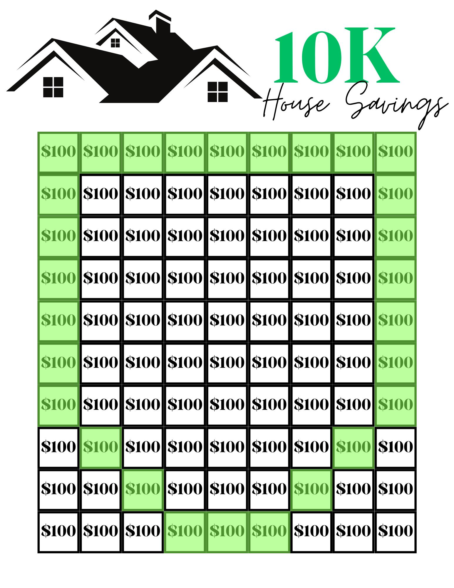 10K HOUSE SAVINGS - Etsy