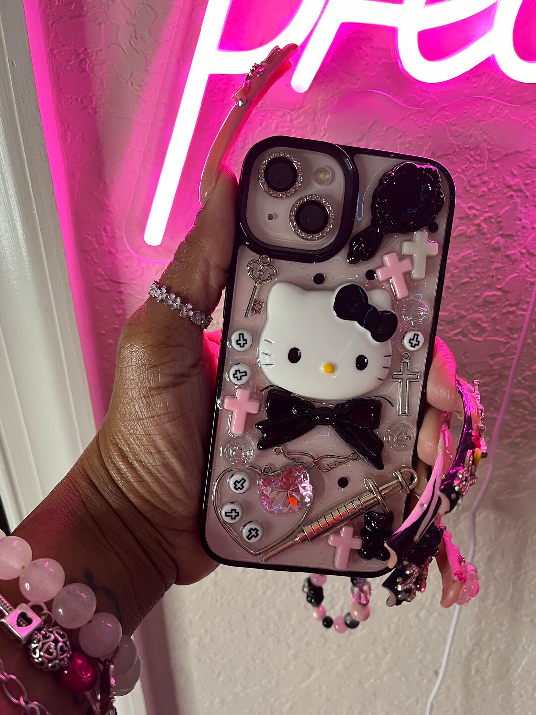 Hellokitty Y2K Junk iPhone Case - Etsy