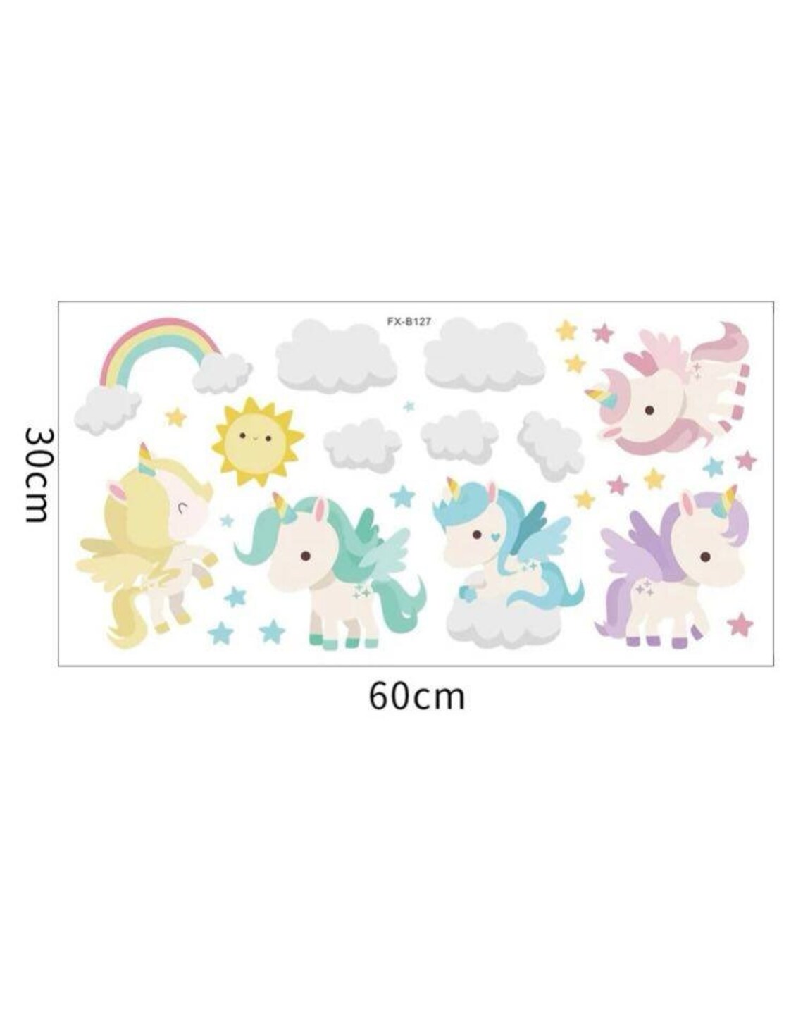 Unicorn Vinyl Wall Stickers Nursery Kids Bedroom Wall Decor/wall Art - Etsy
