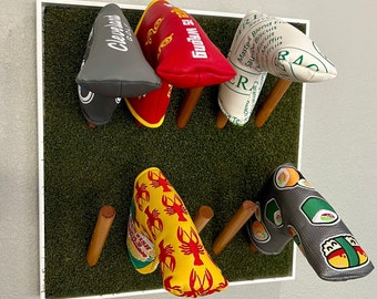 Personalized Golf Putter Cover Desk Display Customizable Headcover ...