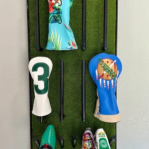Golf Head Cover Display for Woods/putters - Turf - Etsy
