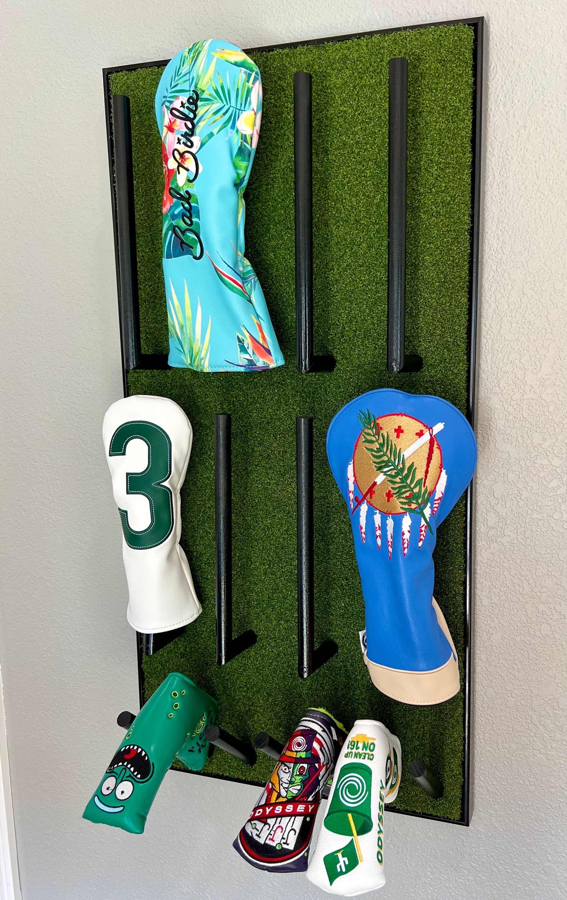 Golf Head Cover Display for Woods/putters - Turf - Etsy