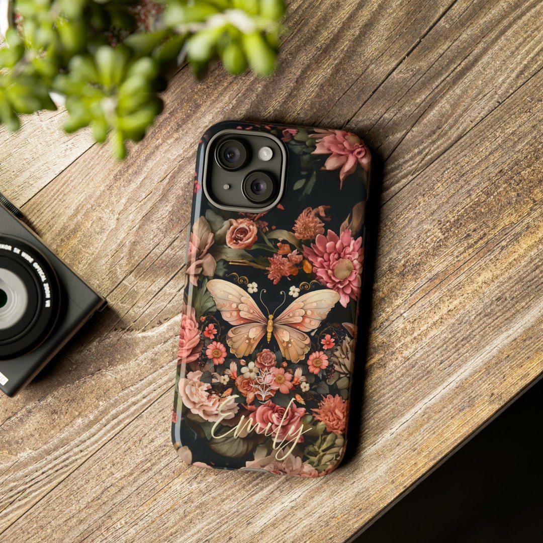 Personalized Floral iPhone 15 Case Cute iPhone 15 Pro Max iPhone 15 ...