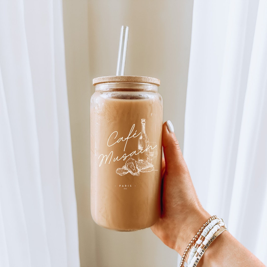 Café Musain Les Misérables Travel Glass Cold Brew Cup, Literary Les Mis ...