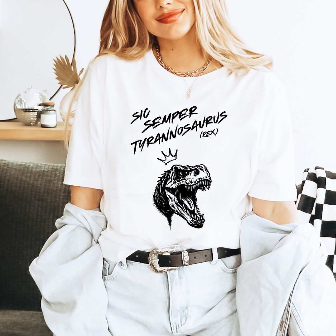 Ides of March Tyrannosaurus Tshirt, Julius Ceasar Graphic Tee, Sic ...
