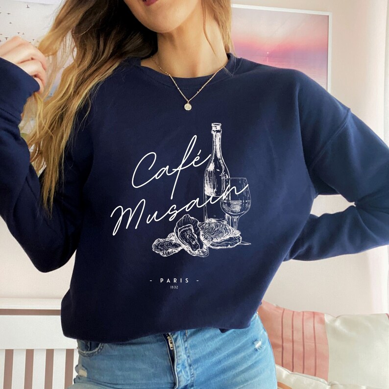 Café Musain Les Misérables Crewneck Sweatshirt Victor Hugo Cozy Sweater ...