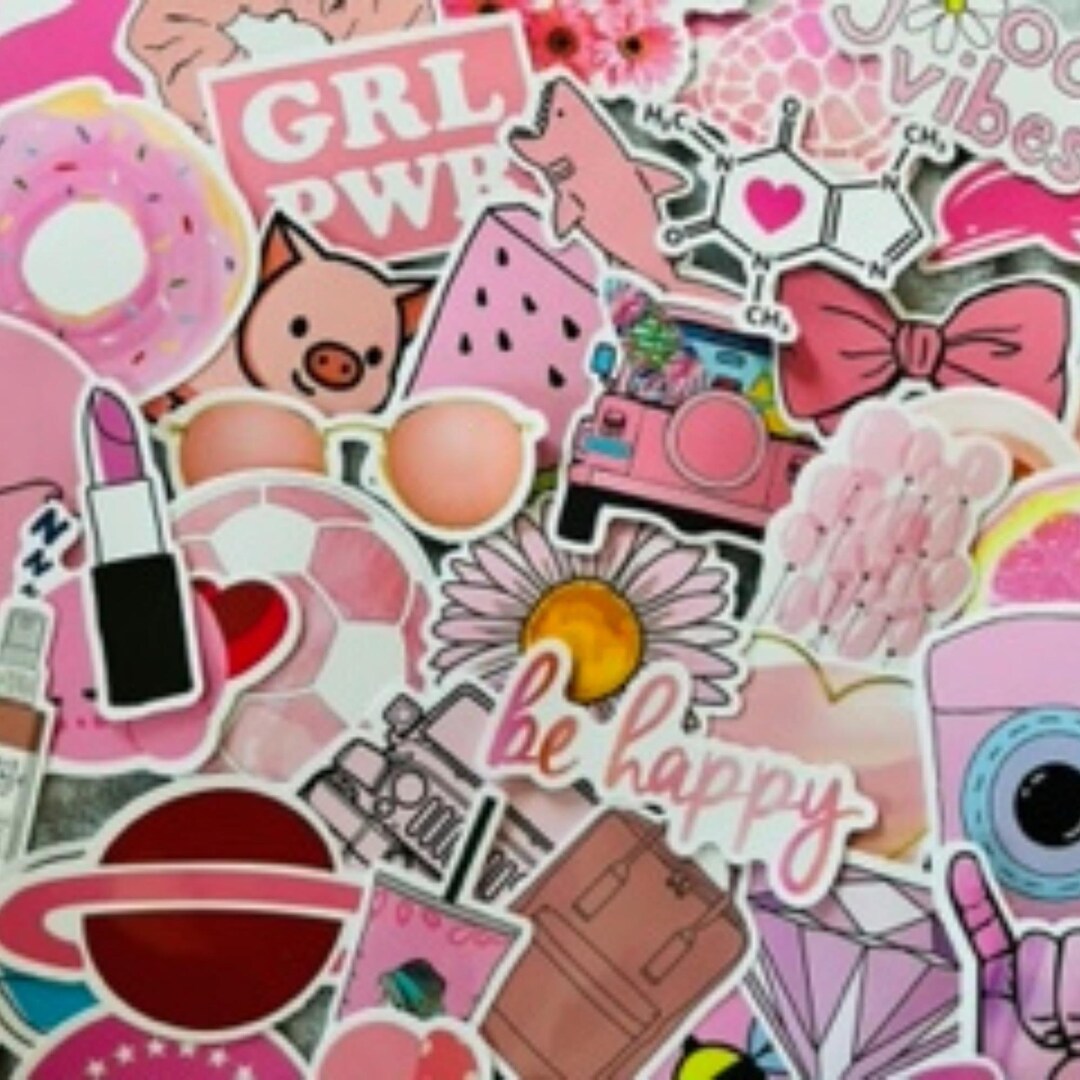 Preppy Stickers Mega Bundle 50+ Stickers, Trendy Preppy Mystery Pack ...