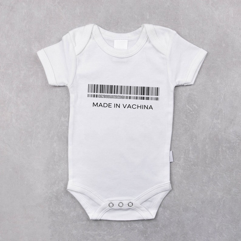 Made in Vachina Png Svg, Funny Newborn Png, Funny Newborn Bodysuit Png ...