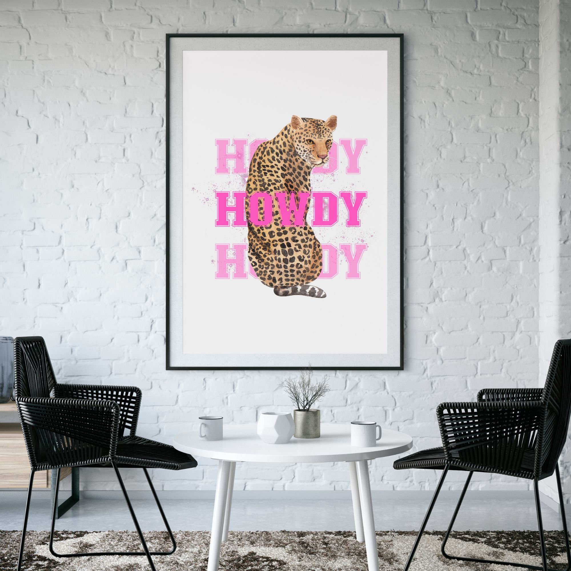 Howdy Preppy Printable Wall Art, Girl Dorm Room Wall Art, Preppy ...
