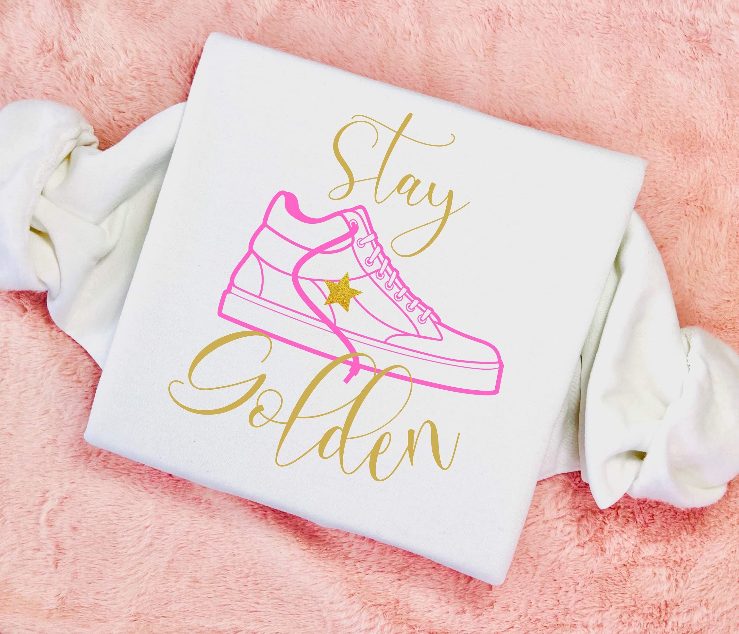 Preppy Stay Golden, Stay Golden PNG, Stay Golden SVG, Stay Goldenin ...