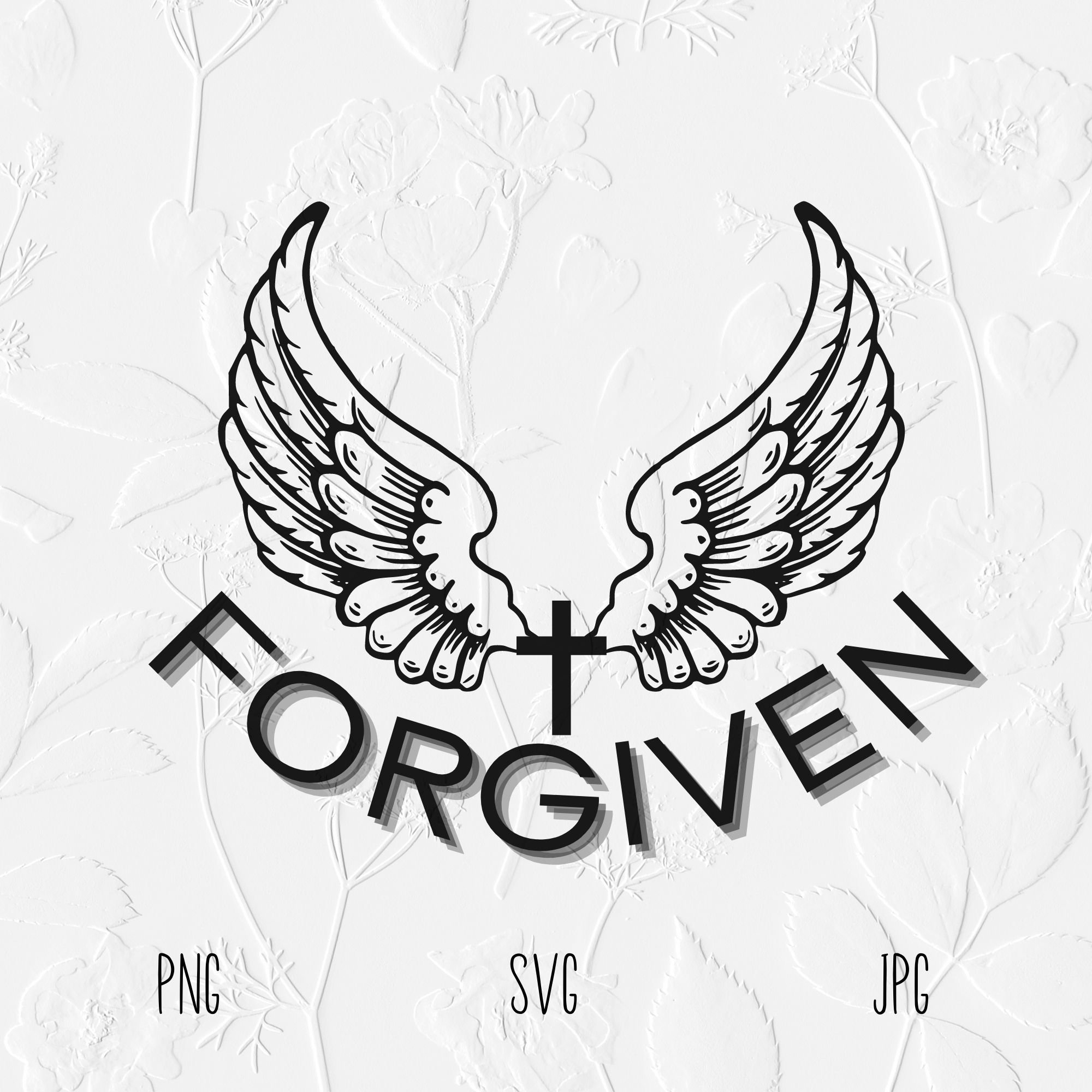 Forgiven PNG SVG, Forgiven Png Sublimation Designs Downloads, Christian ...