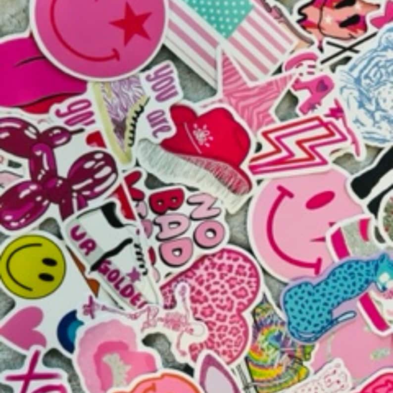 Preppy Stickers Mega Bundle 50 Stickers Trendy Preppy - Etsy