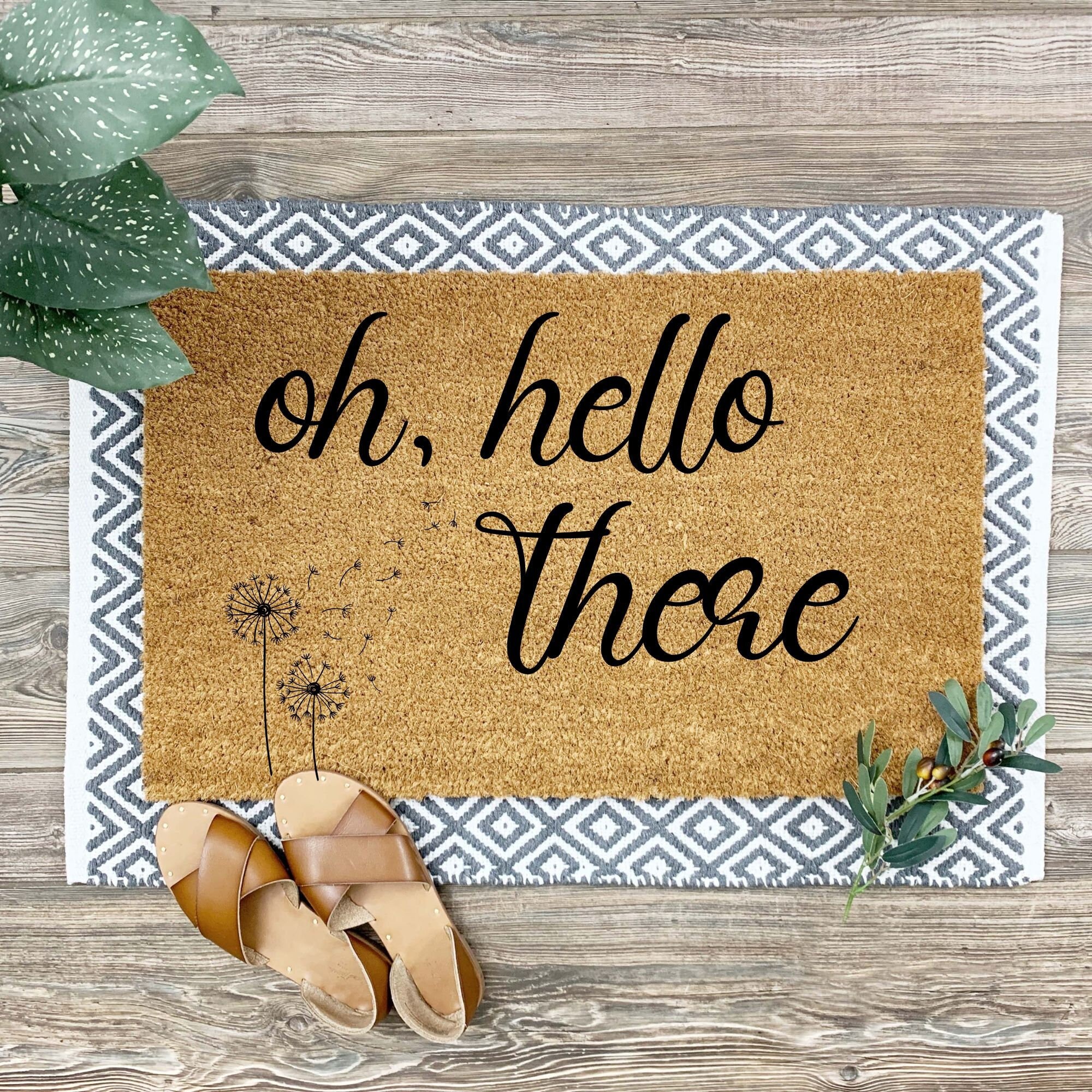 Oh Hello There SVG PNG, Doormat SVG, Doormat Designs, Farmhouse Svg ...