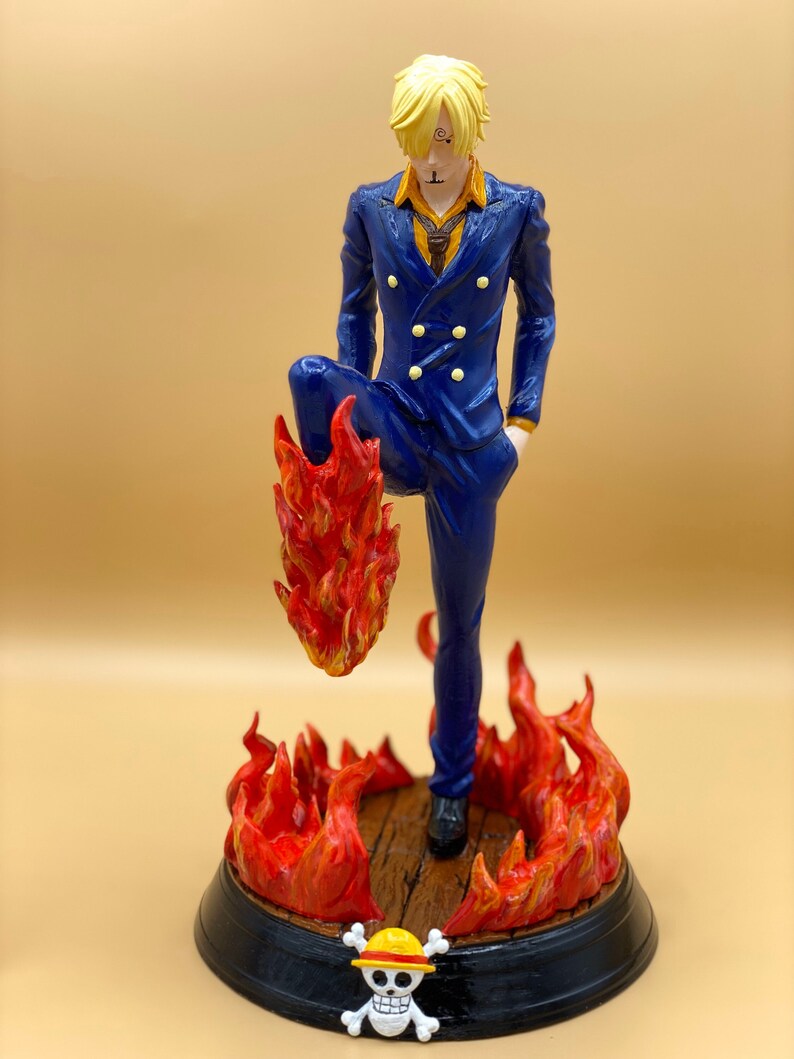 One Piece 3D Figure Sanji Hand Painted - Etsy