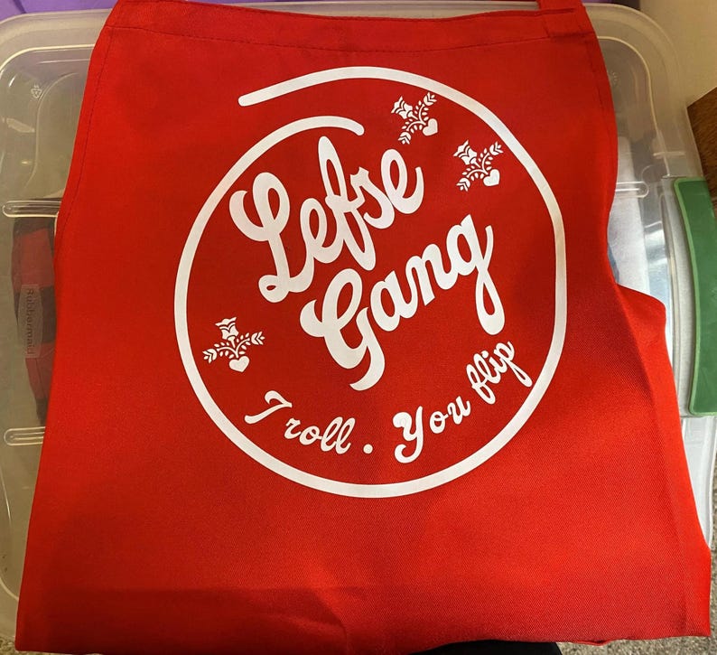 Lefse Gang Apron - Etsy