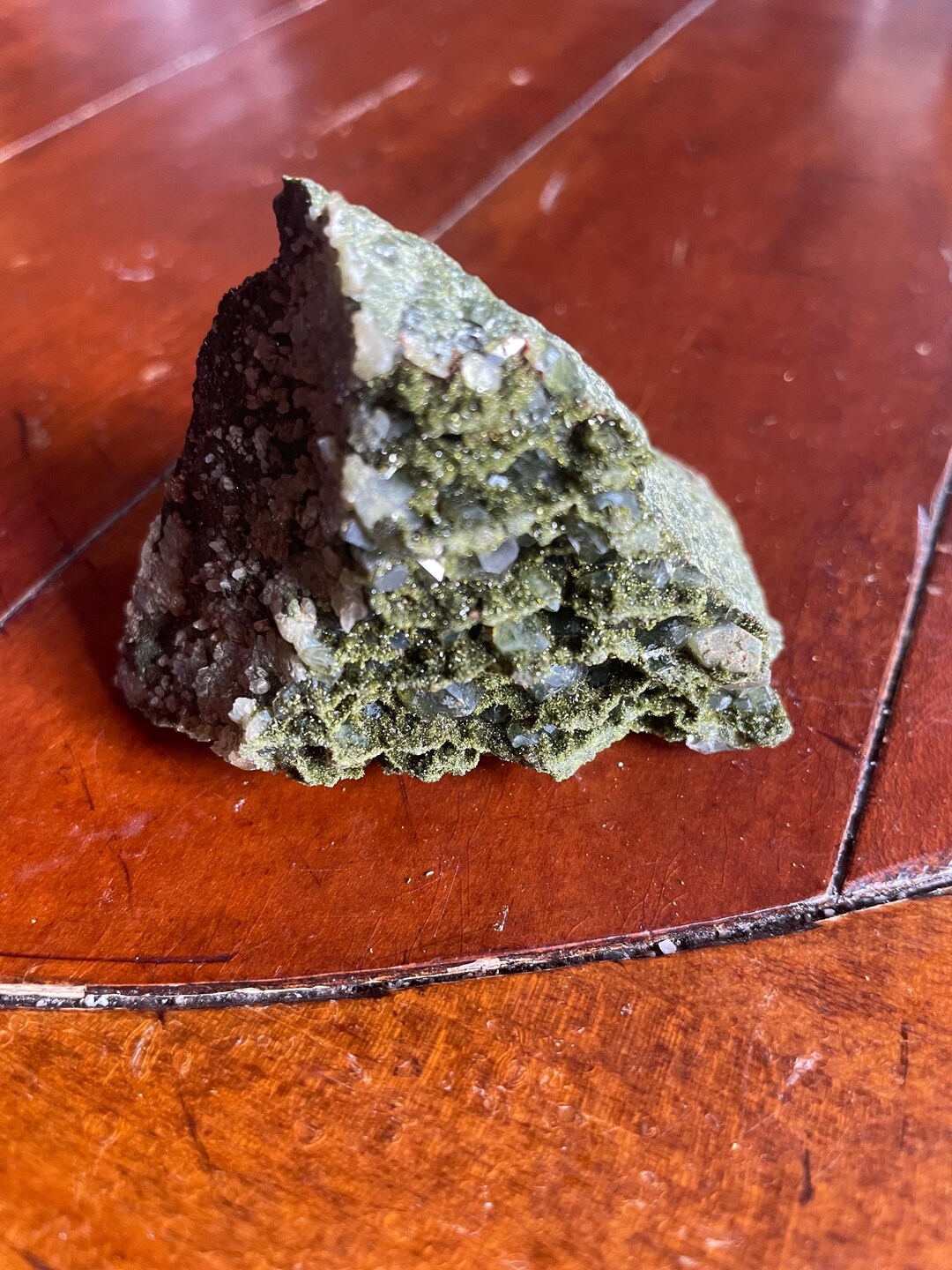 Forest Green Epidote in Quartz 3 Inch Specimen From Turkey - Etsy