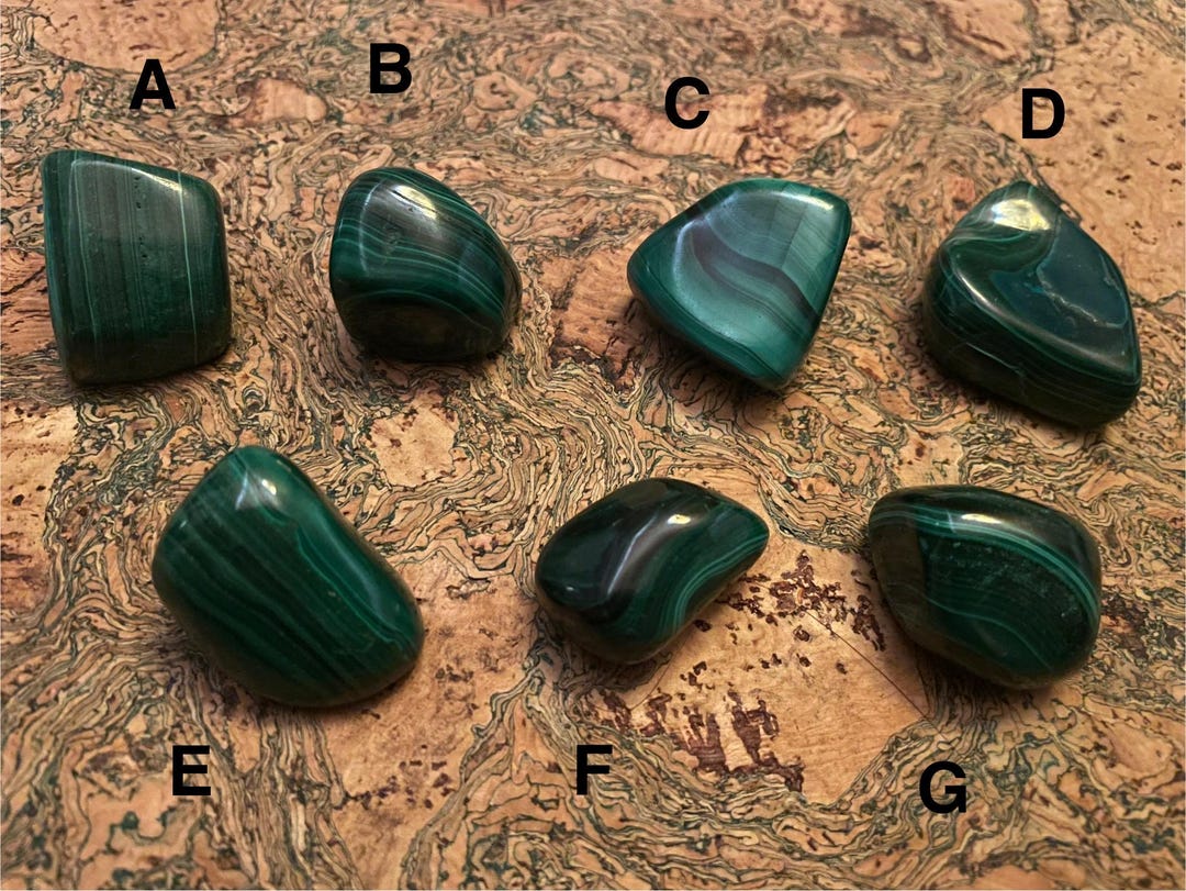 Polished Malachite Freeform, Congo Green Crystal, Stone of ...