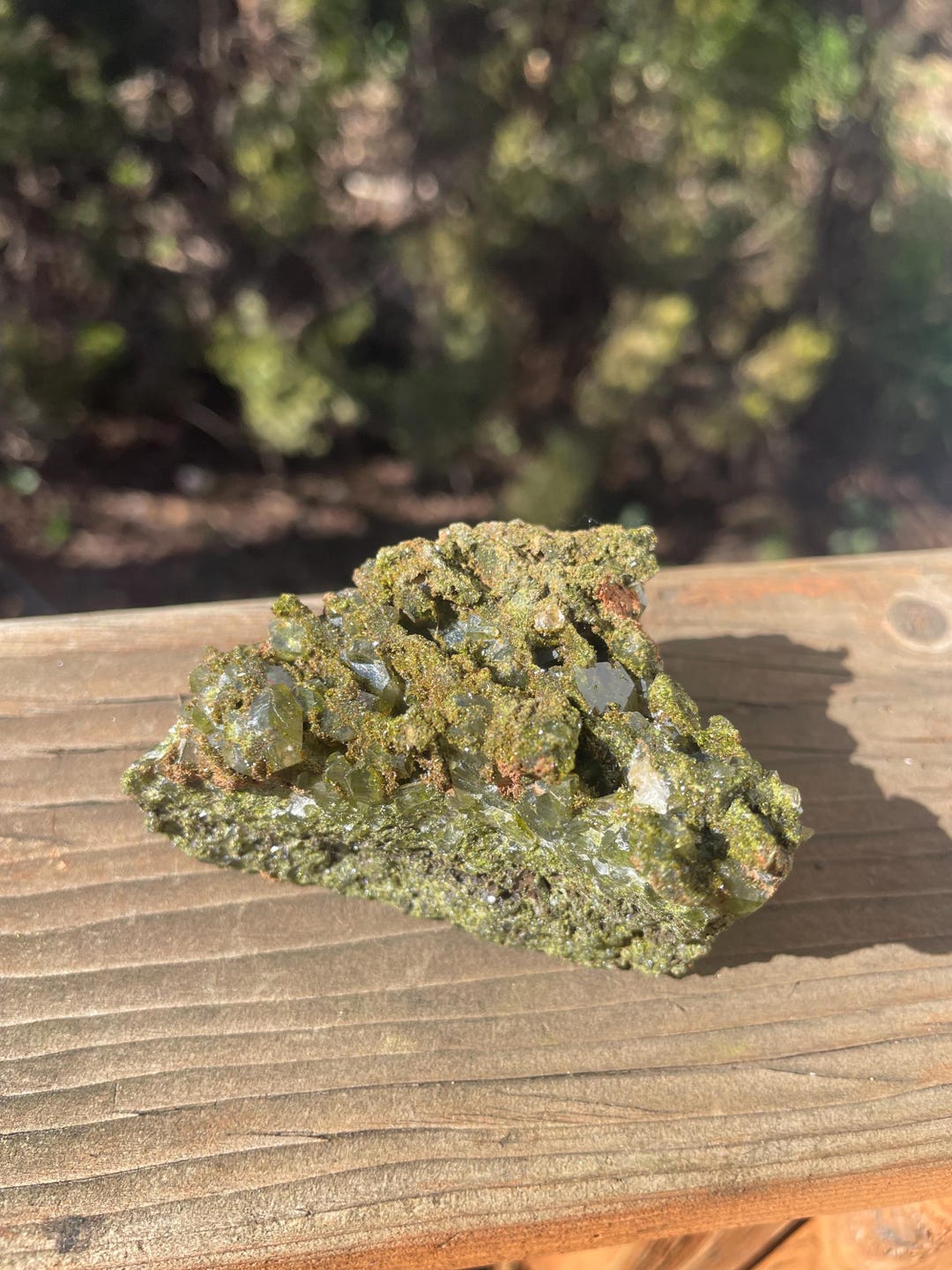 Forest Green Epidote in Quartz 2.75 Inch Specimen From Turkey - Etsy