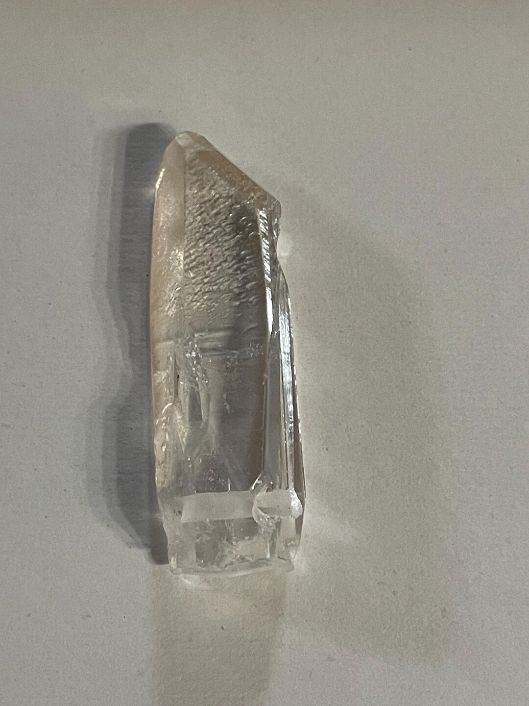 Unpolished Starbrary Clear Quartz Drilled Tablet Formation Point for ...