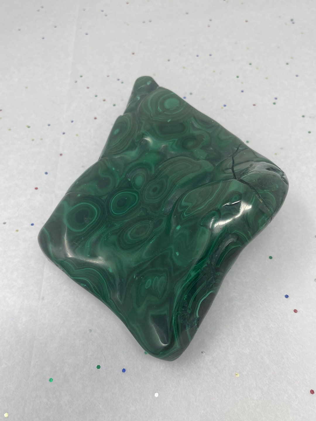 Polished Malachite From the Congo, Stone of Transformation, Green ...