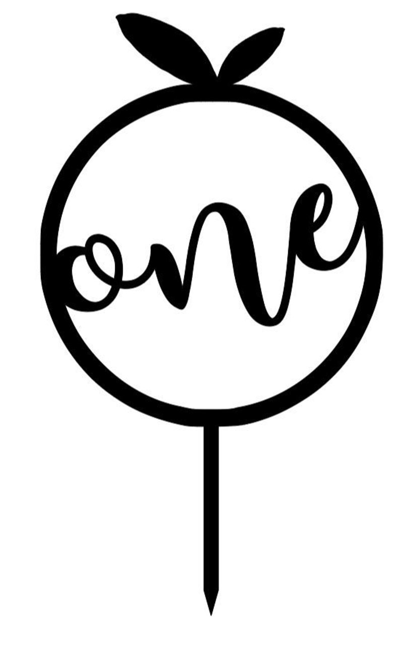 This CUTIE Turns 1 Cake Topper SVG - Etsy
