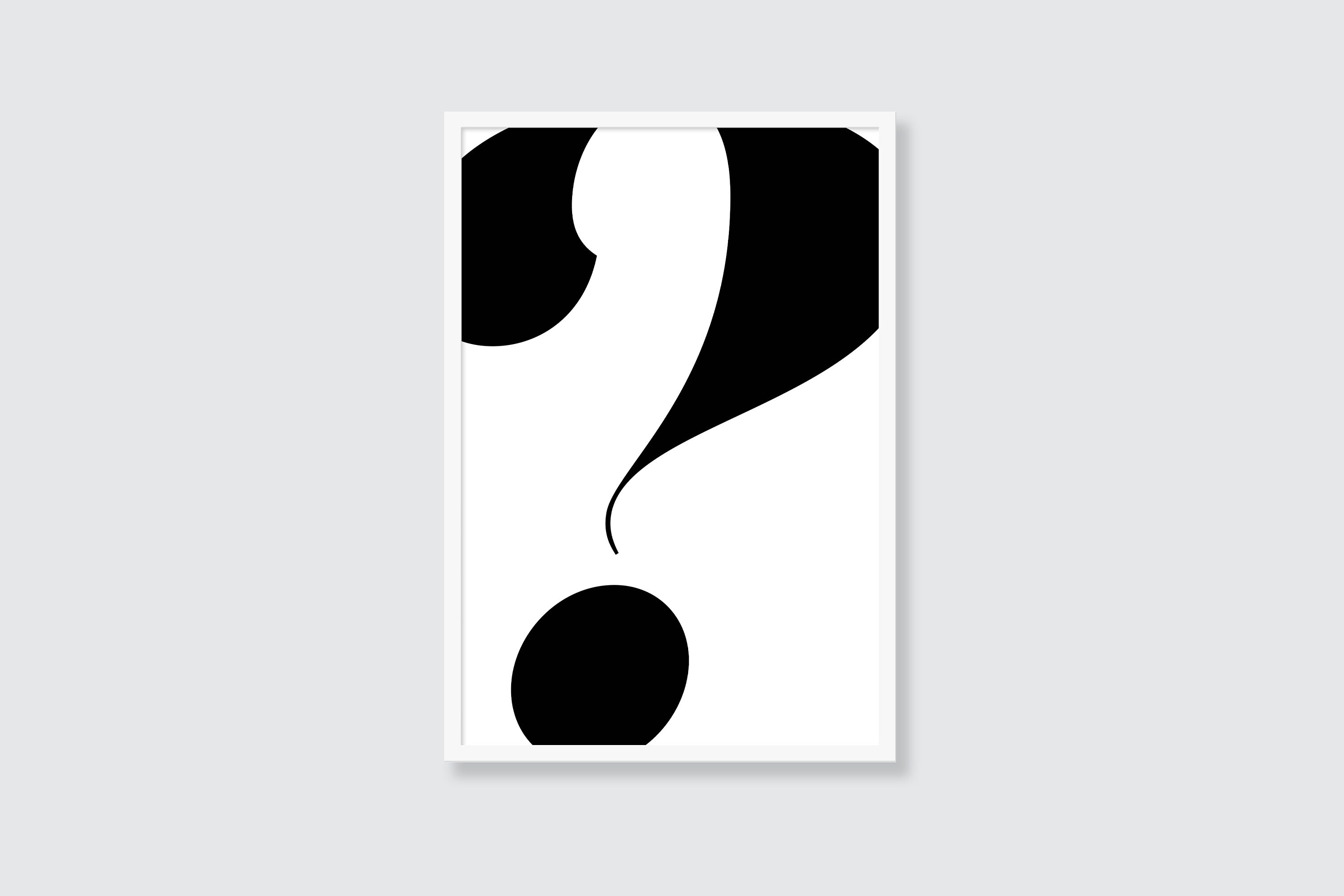 Question Mark Poster - Etsy