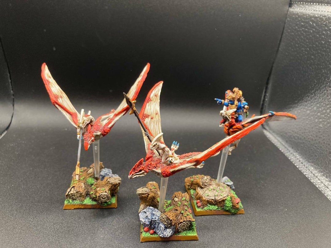 Vieux Terradons sky-riders Hommes-lézards WARHAMMER FANTASY OLDHAMMER ...