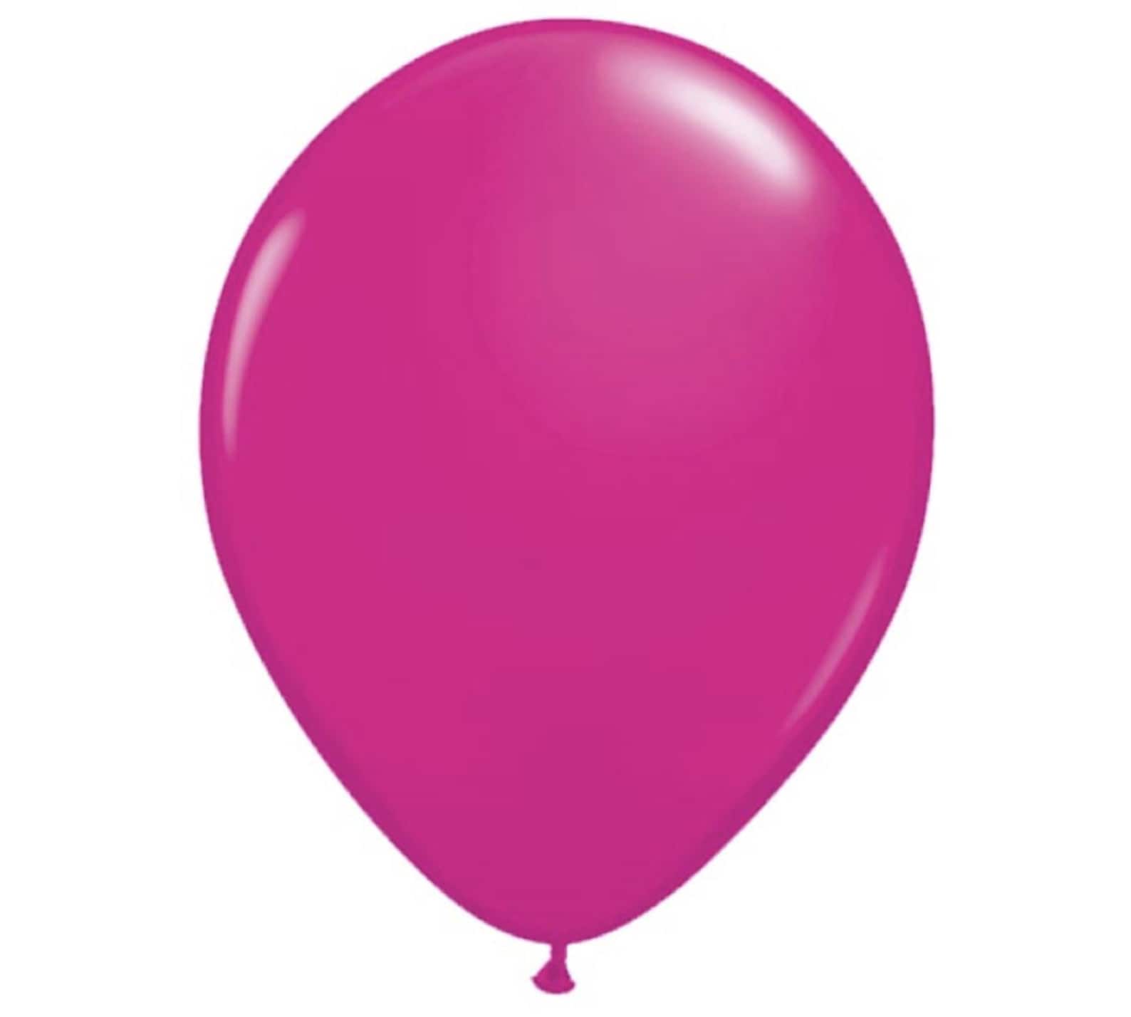 Wild Berry Pink 11 Inch Latex Balloons - Etsy