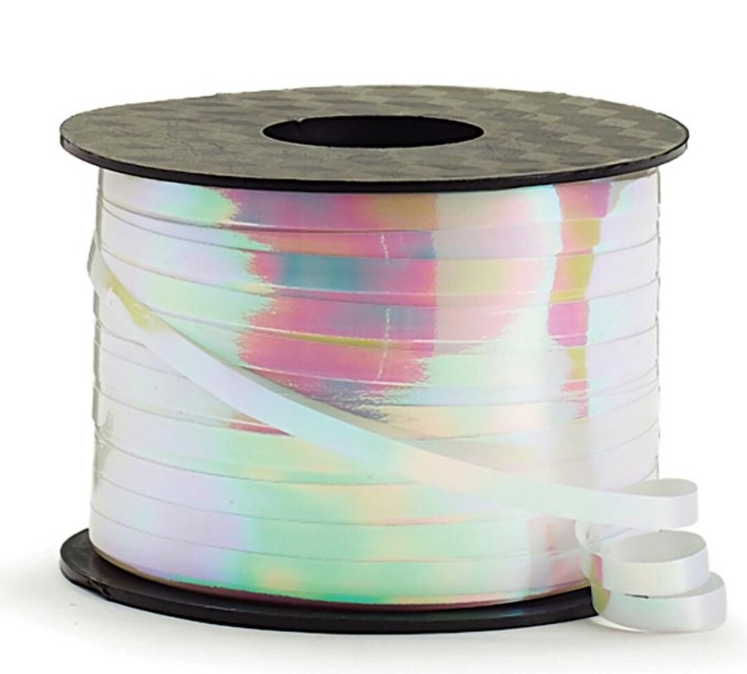 Iridescent Curling Ribbon 3/16 Uncrimped - 250 Yards Gift Wrap Ribbon ...