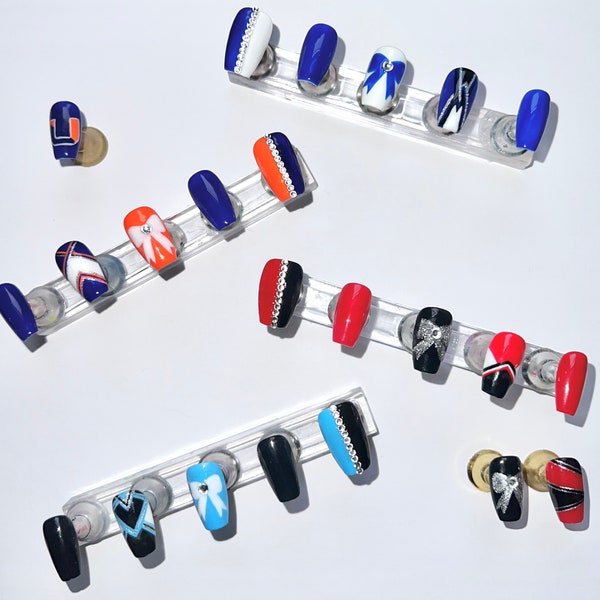 Cheerleader Nail Art - Etsy