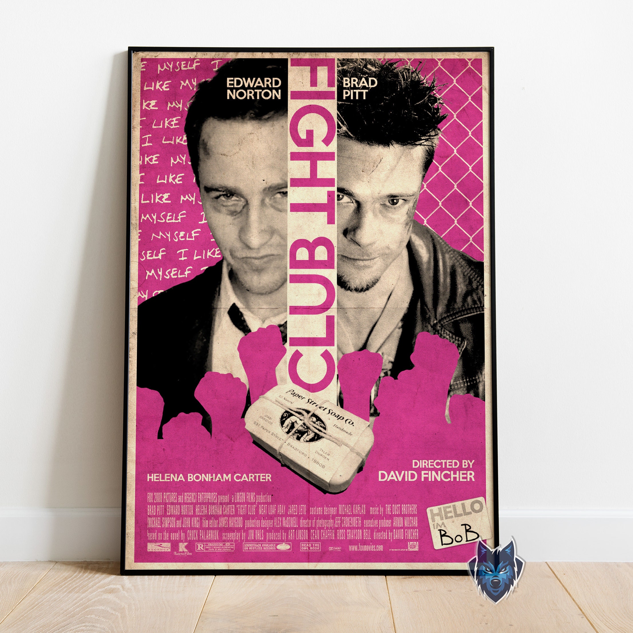 Fight Club Poster, Tyler Durden Wall Art Designed & Sold By Piyush Kumar