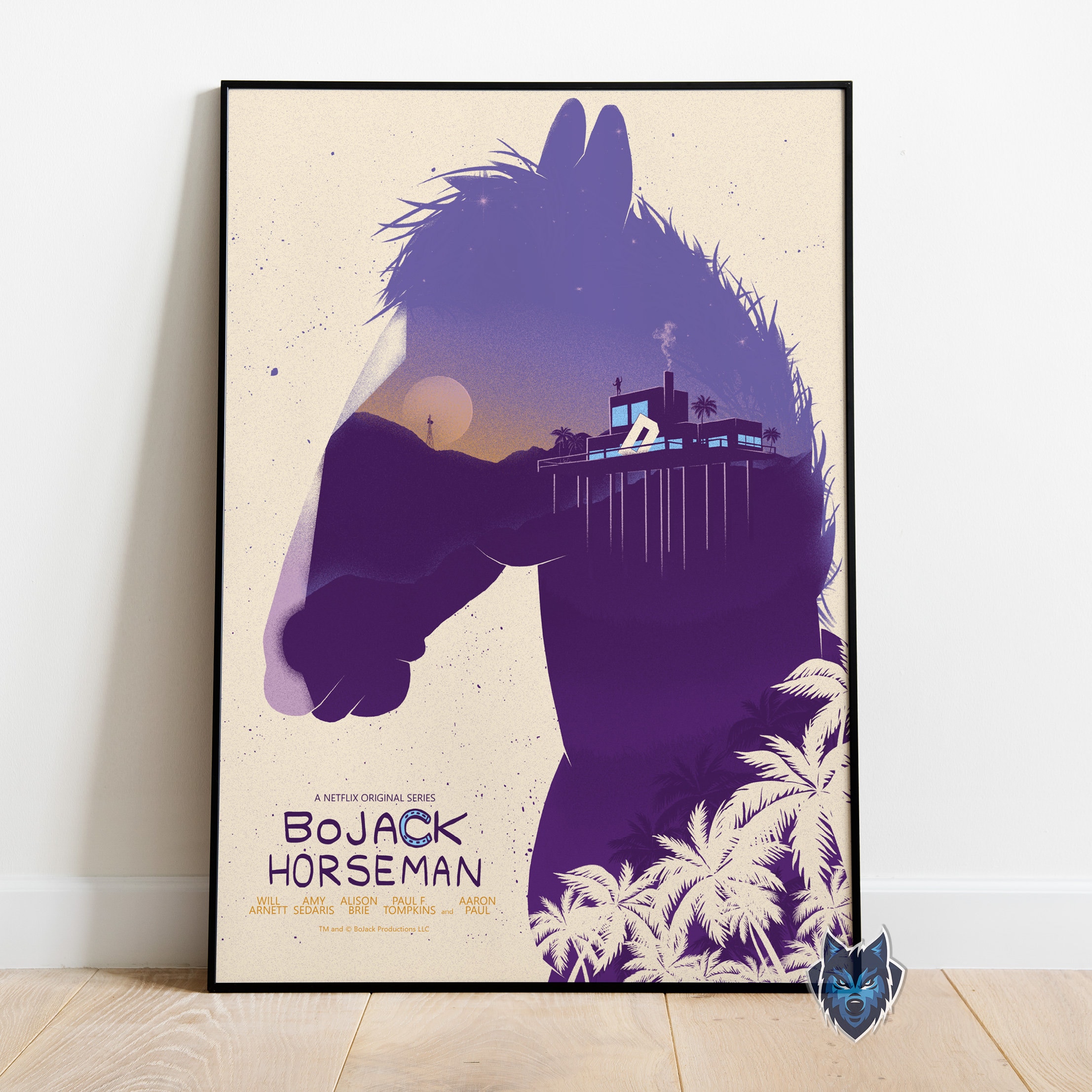 BoJack Horseman Poster, Todd Chavez Wall Art, Rolled Canvas Print, TV Series Poster Gift sold by ...
