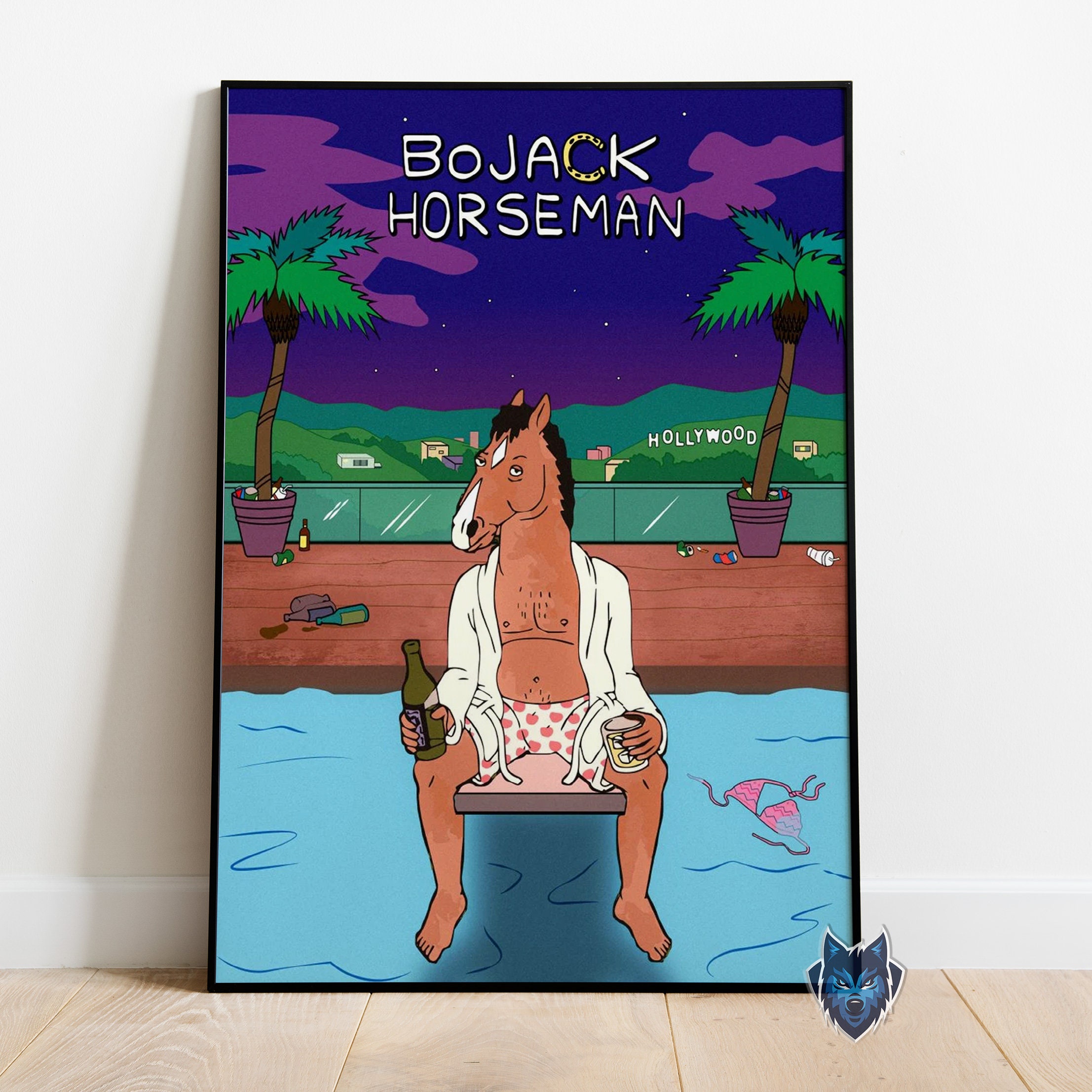 BoJack Horseman Poster, Todd Chavez Wall Art, Rolled Canvas Print, TV Series Poster Gift sold by ...