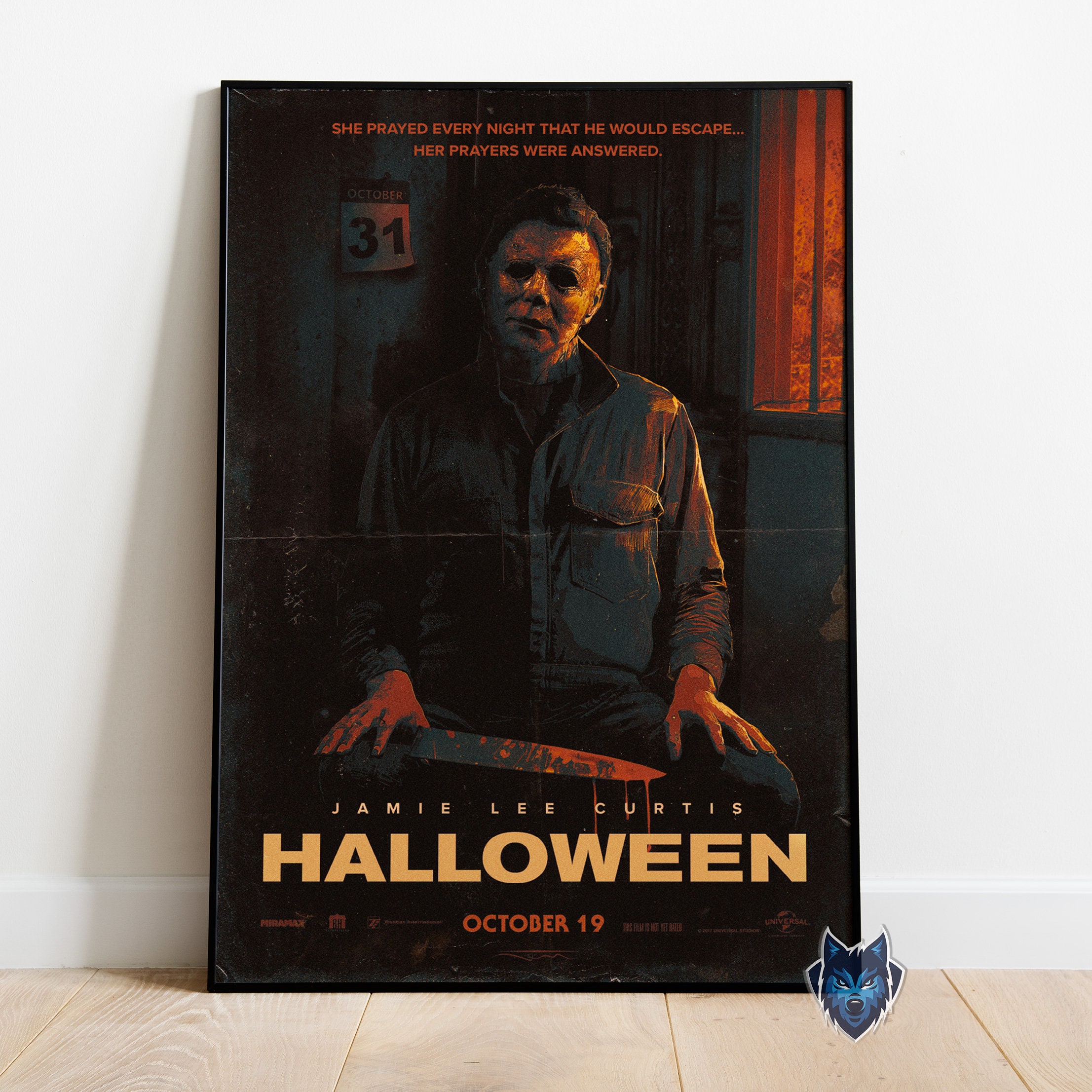 Halloween Poster, Michael Myers sold by Rose Hermine Wombat | SKU ...
