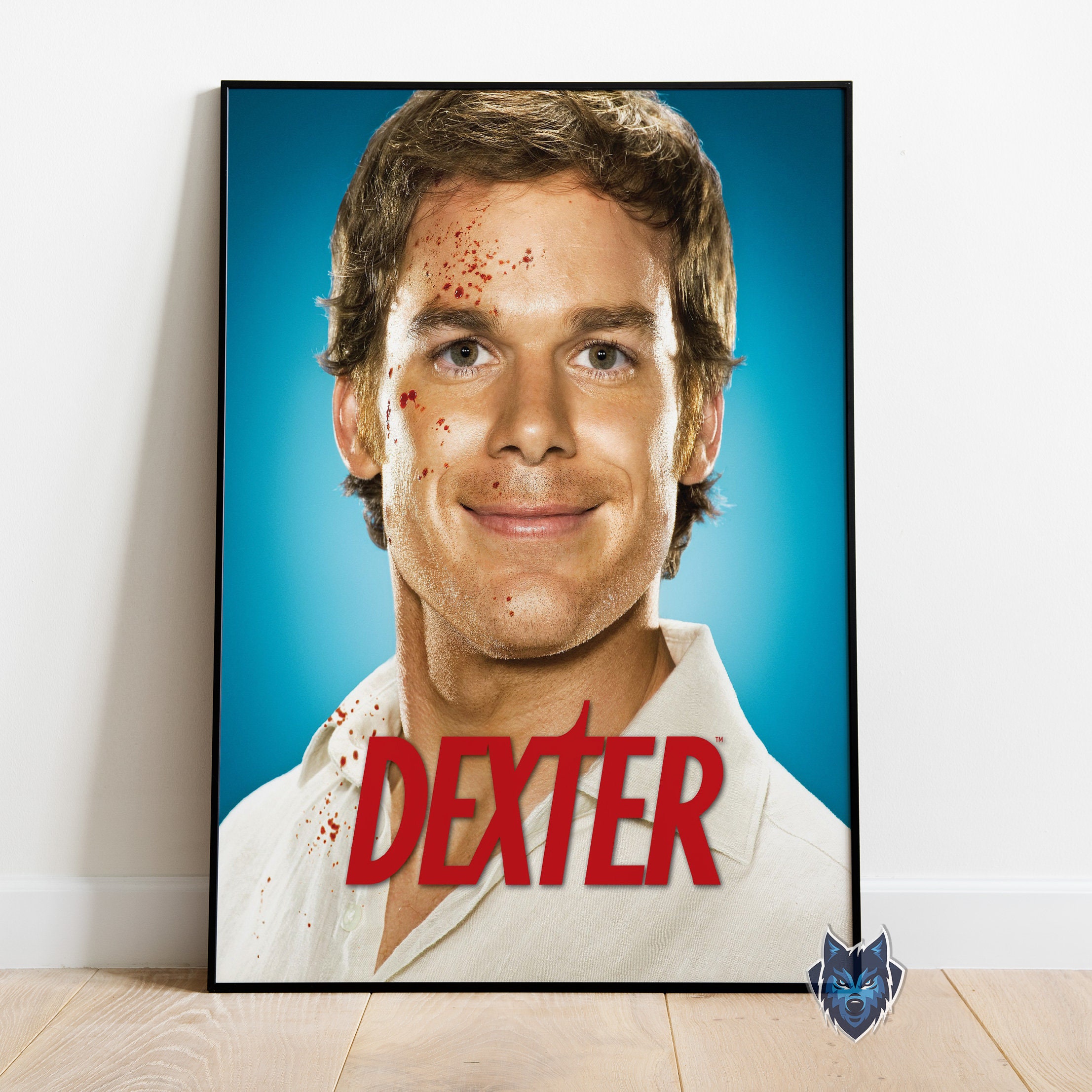 Dexter Poster, Dexter Morgan Wall Art, Rolled Canvas Print, TV Series ...