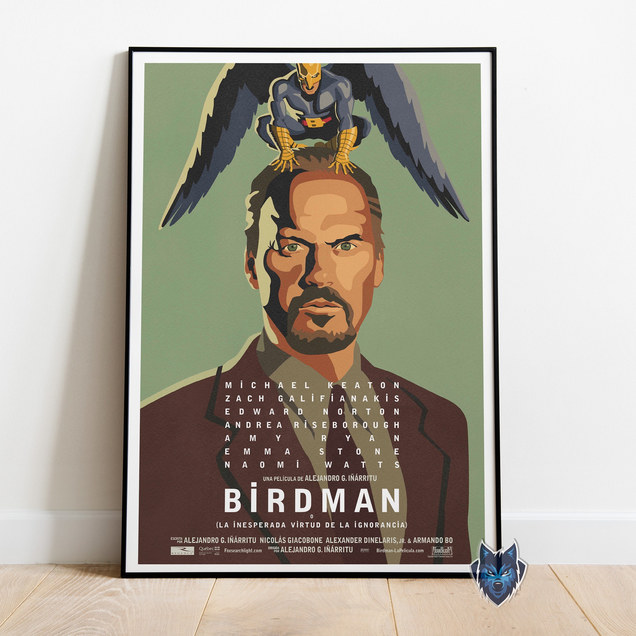 Birdman Poster, The Unexpected Virtue of Ignorance Wall Art, Rolled ...