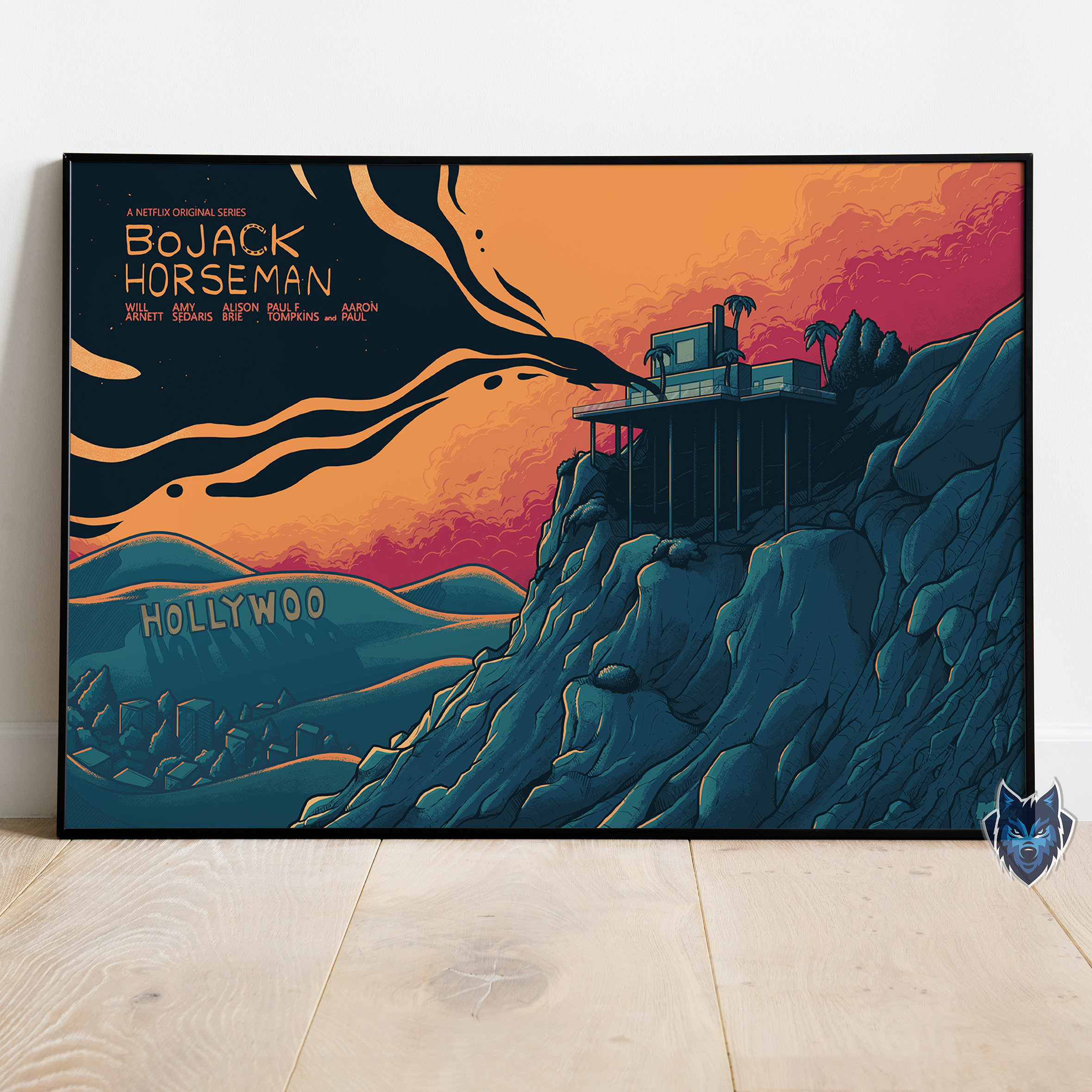 BoJack Horseman Poster, Todd Chavez Wall Art, Rolled Canvas Print, TV Series Poster Gift sold by ...