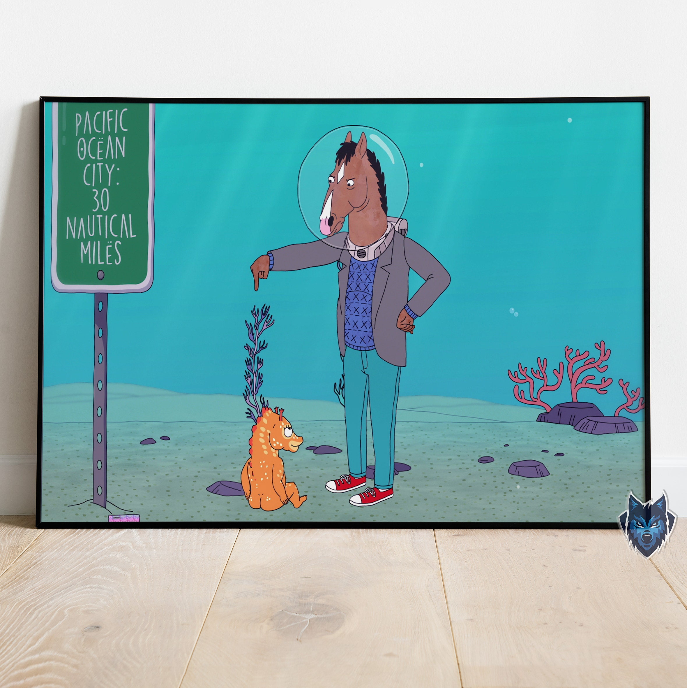 BoJack Horseman Poster, Todd Chavez Wall Art, Rolled Canvas Print, TV Series Poster Gift sold by ...