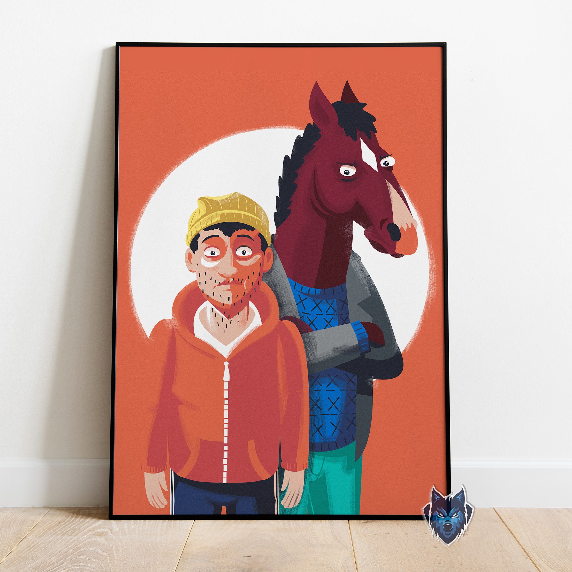 BoJack Horseman Poster, Todd Chavez Wall Art, Rolled Canvas Print, TV Series Poster Gift sold by ...