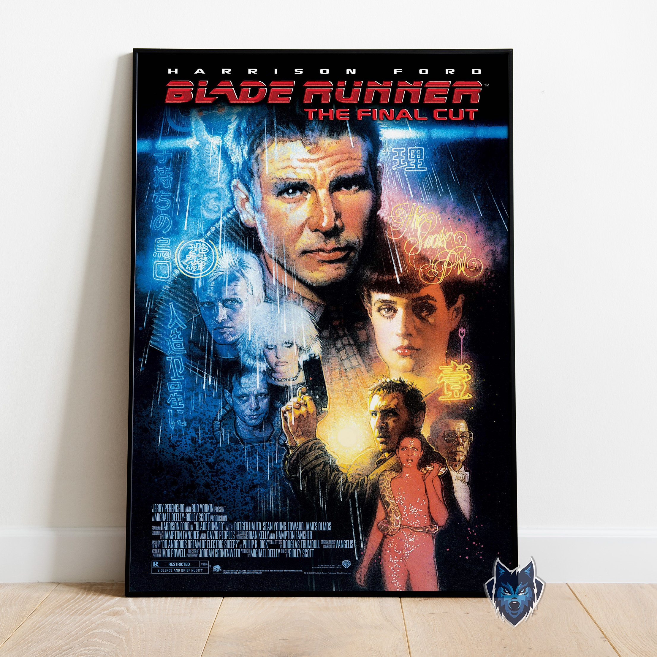 Blade Runner Poster, Harrison Ford Wall Art,