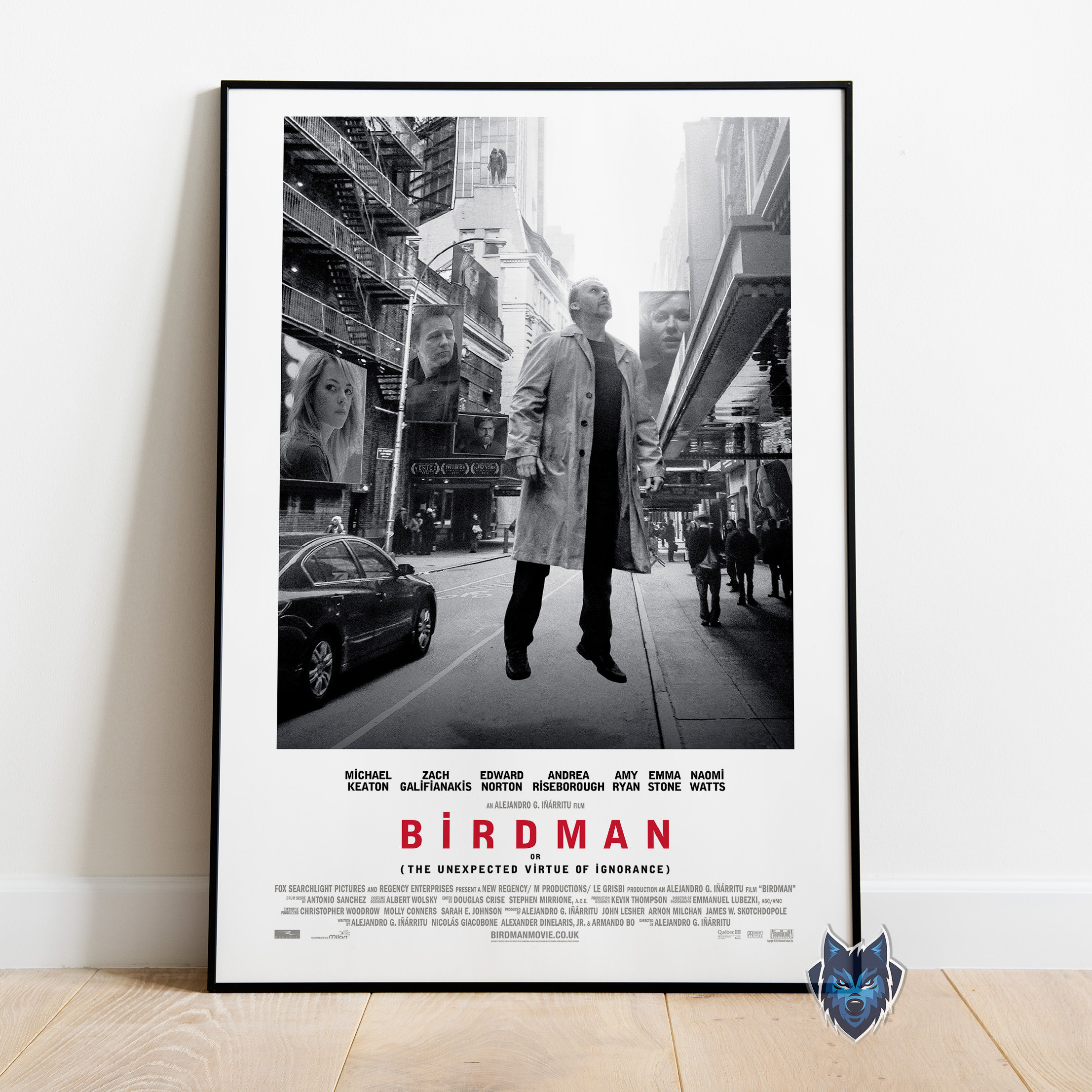 Birdman Poster, The Unexpected Virtue of Ignorance Wall Art, Rolled ...