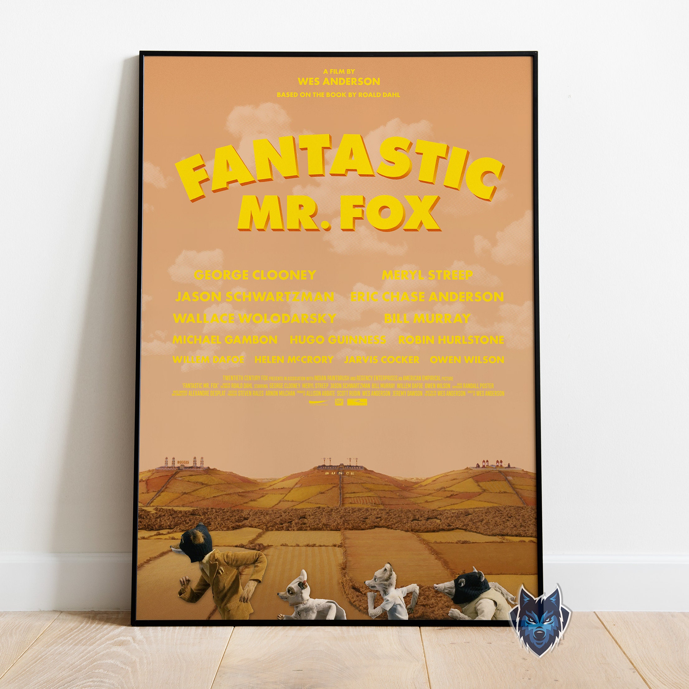 Fantastic Mr Fox Poster Mrs Fox Wall Art Rolled Canvas - Etsy Ireland