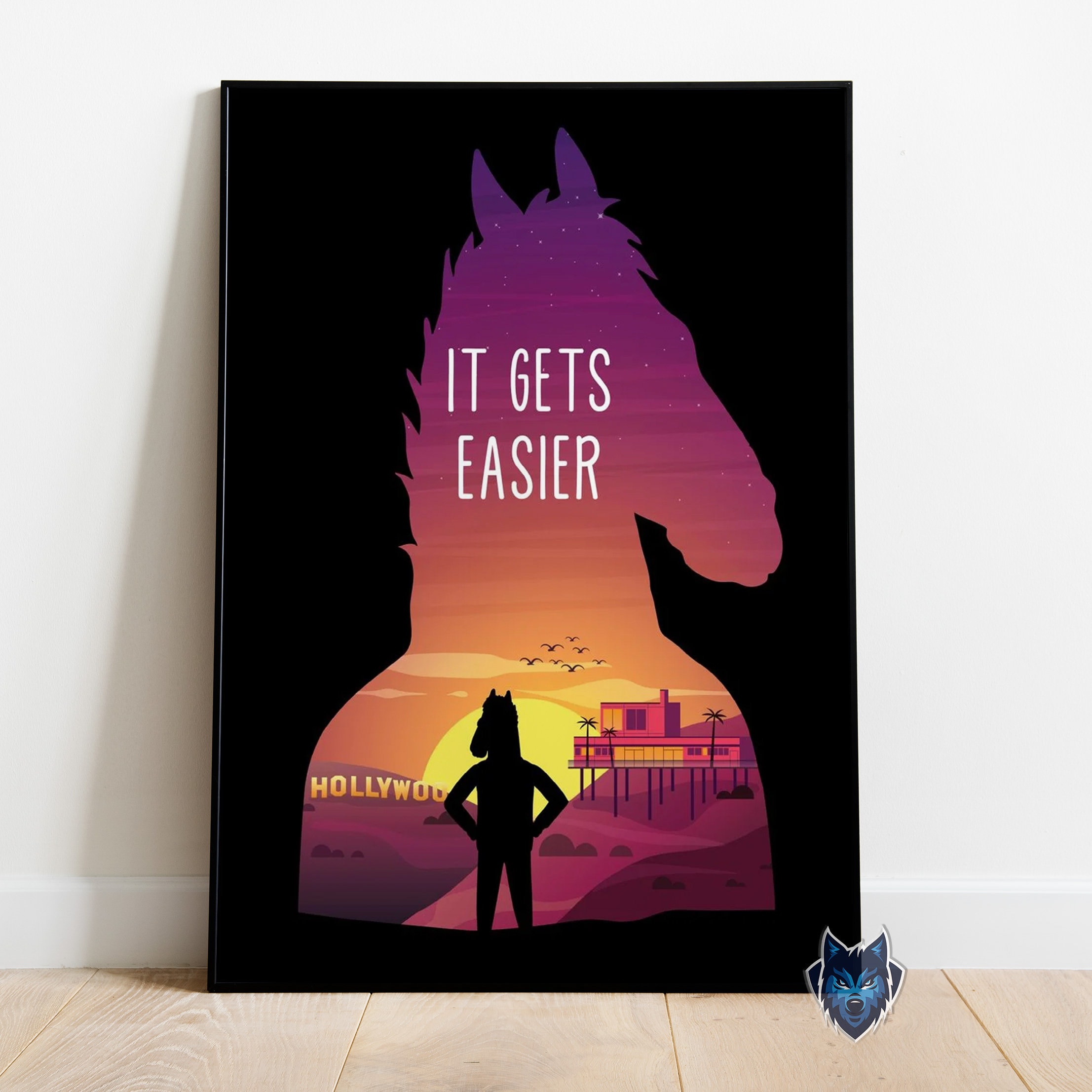 BoJack Horseman Poster, Todd Chavez Wall Art, Rolled Canvas Print, TV Series Poster Gift sold by ...